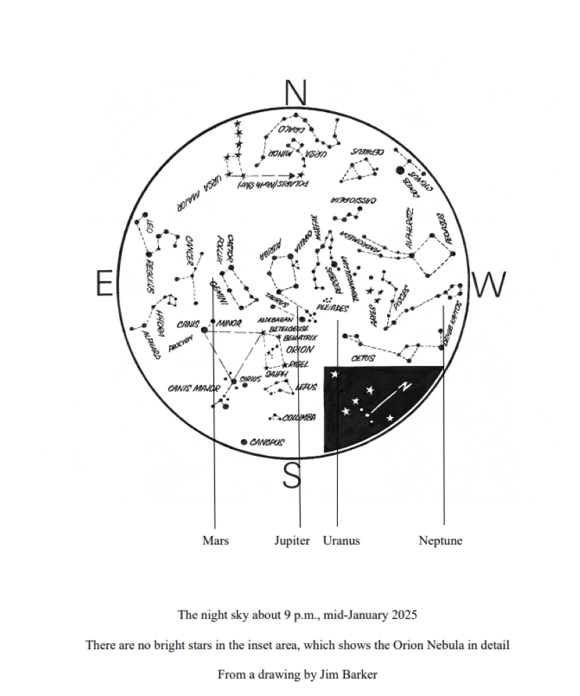 The Sky Above You, January 2025 – The Orkney News