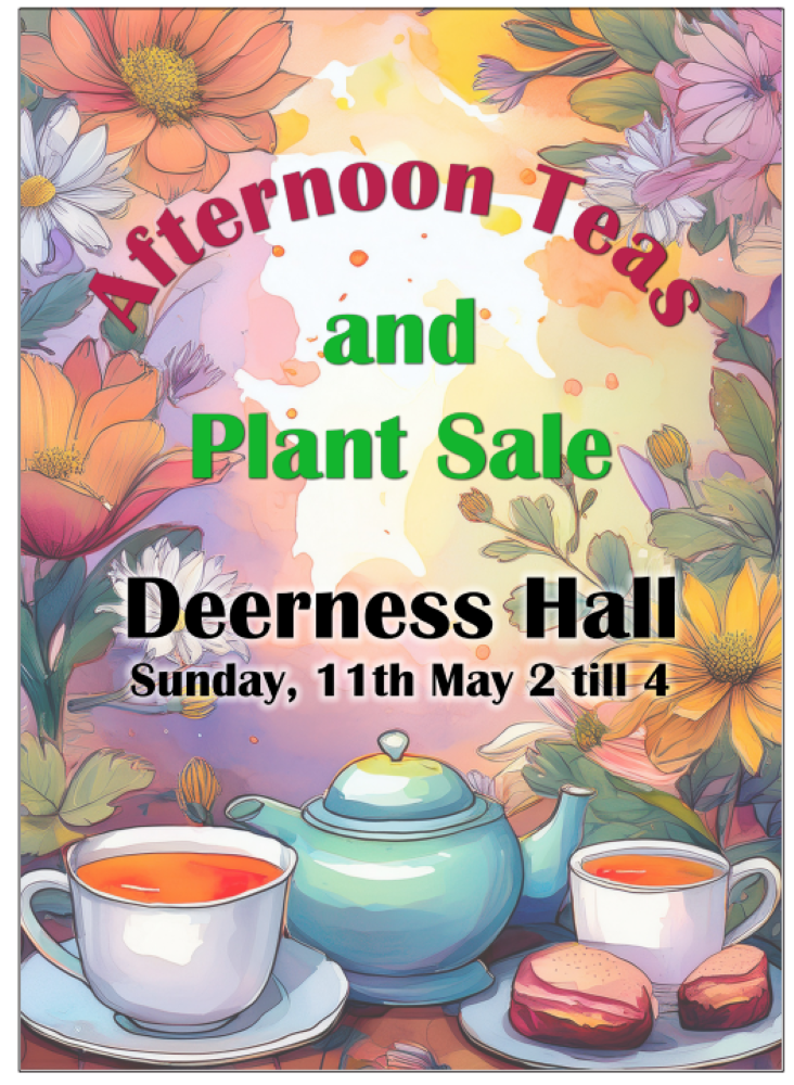 Deerness: Afternoon Teas & Plant Sale – The Orkney News